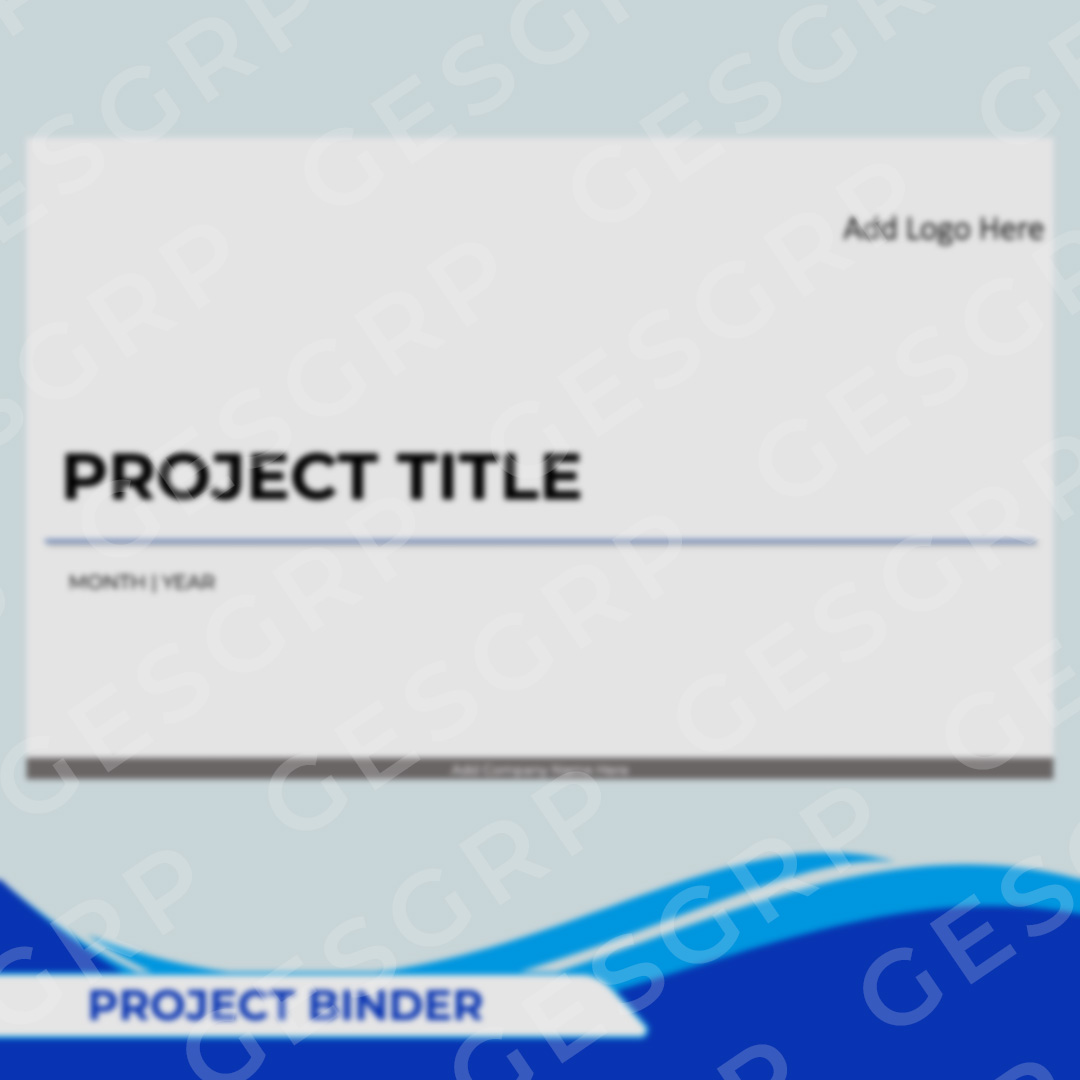 Project Binder - GESGroup - Your Bridge to Success